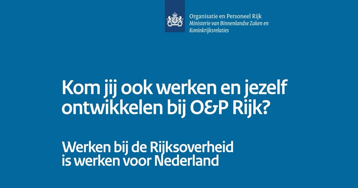 Dure opleiding en krappe arbeidsmarkt | O&P Rijk